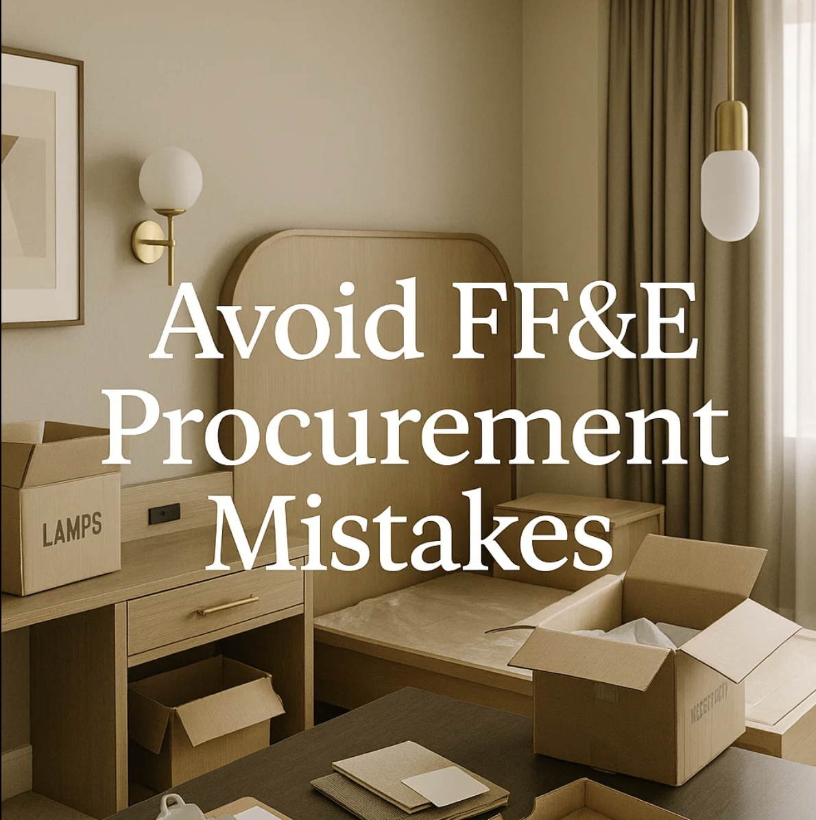 How to Avoid Common FF&E Procurement Mistakes